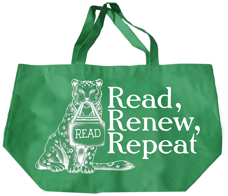 Reusable Book Tote - iREAD: Reading Programs